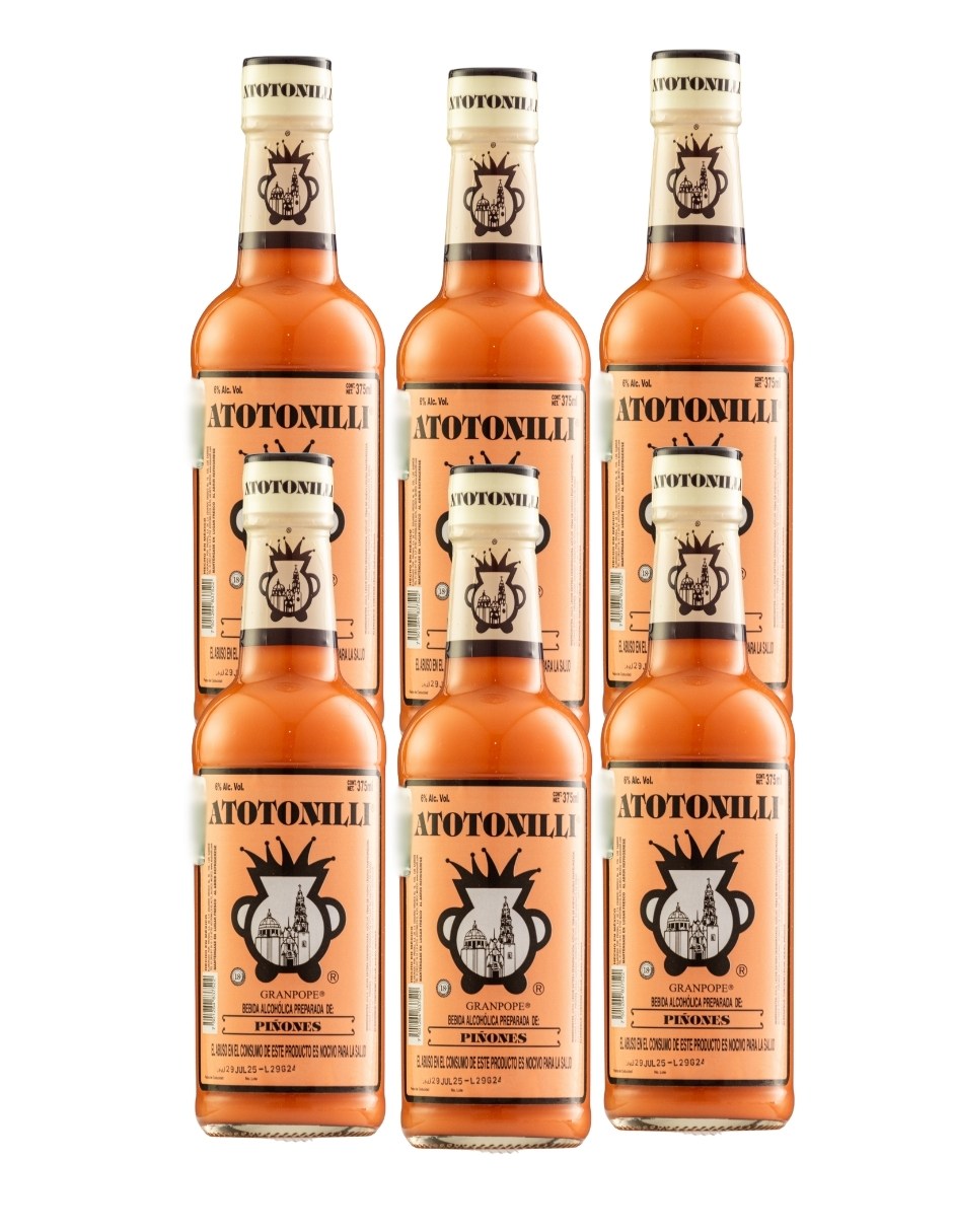 Six Pack Rompope Atotonilli Piñones 375 Ml