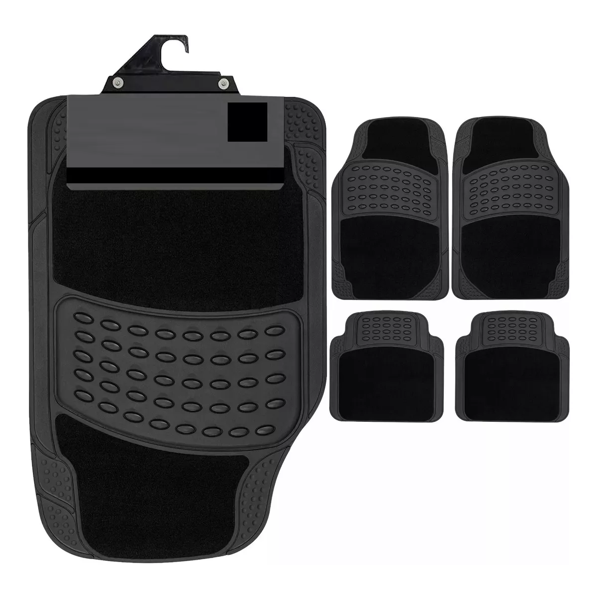 Tapetes Para Auto Universales Uso Rudo Juego De 4 Piezas