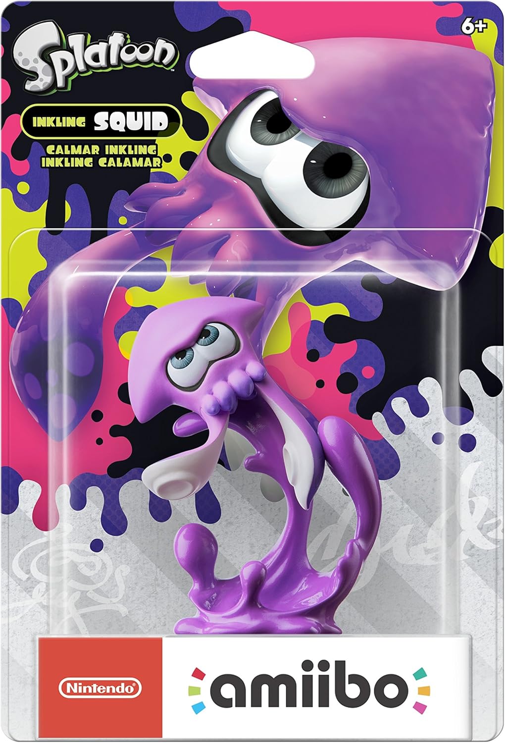 Amiibo Splatoon Inkling Squid Purple Morado - Game Center