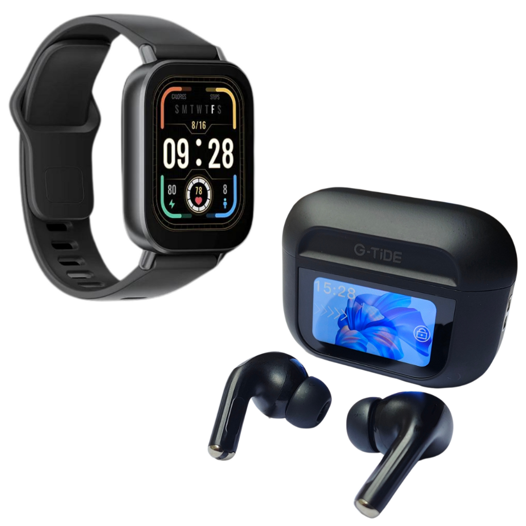 Nelo: Redmi Watch 5 Active Negro con Audífonos con Pantalla Táctil G ...