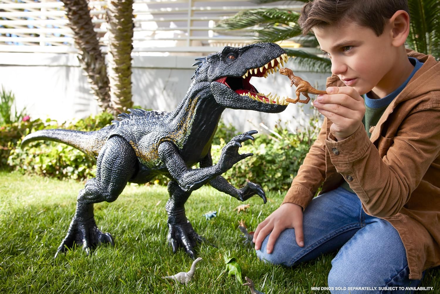 Figura Jurassic World Dinosaurio Super Colossal Indoraptor niños de 4 ...