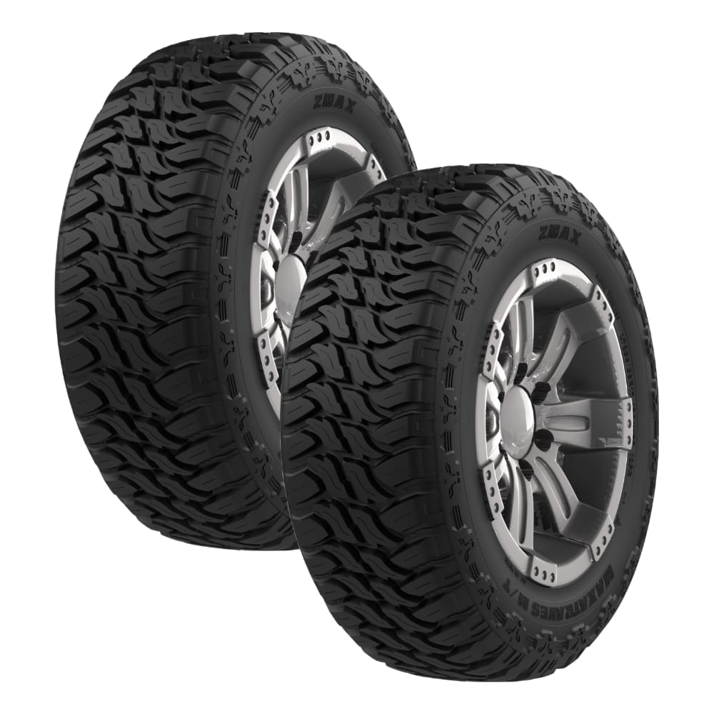 Paquete de 2 Llantas 33X12.50 R20 ZMAX MAXATRAVES M/T 114Q