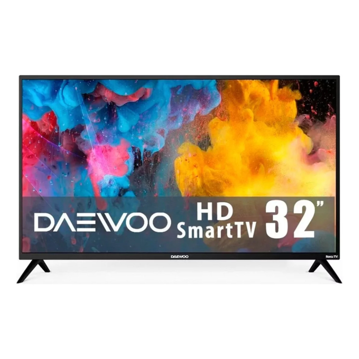 SmartTV Pantalla 32" DAEWOO HD streaming ROKU TV LED HDMI