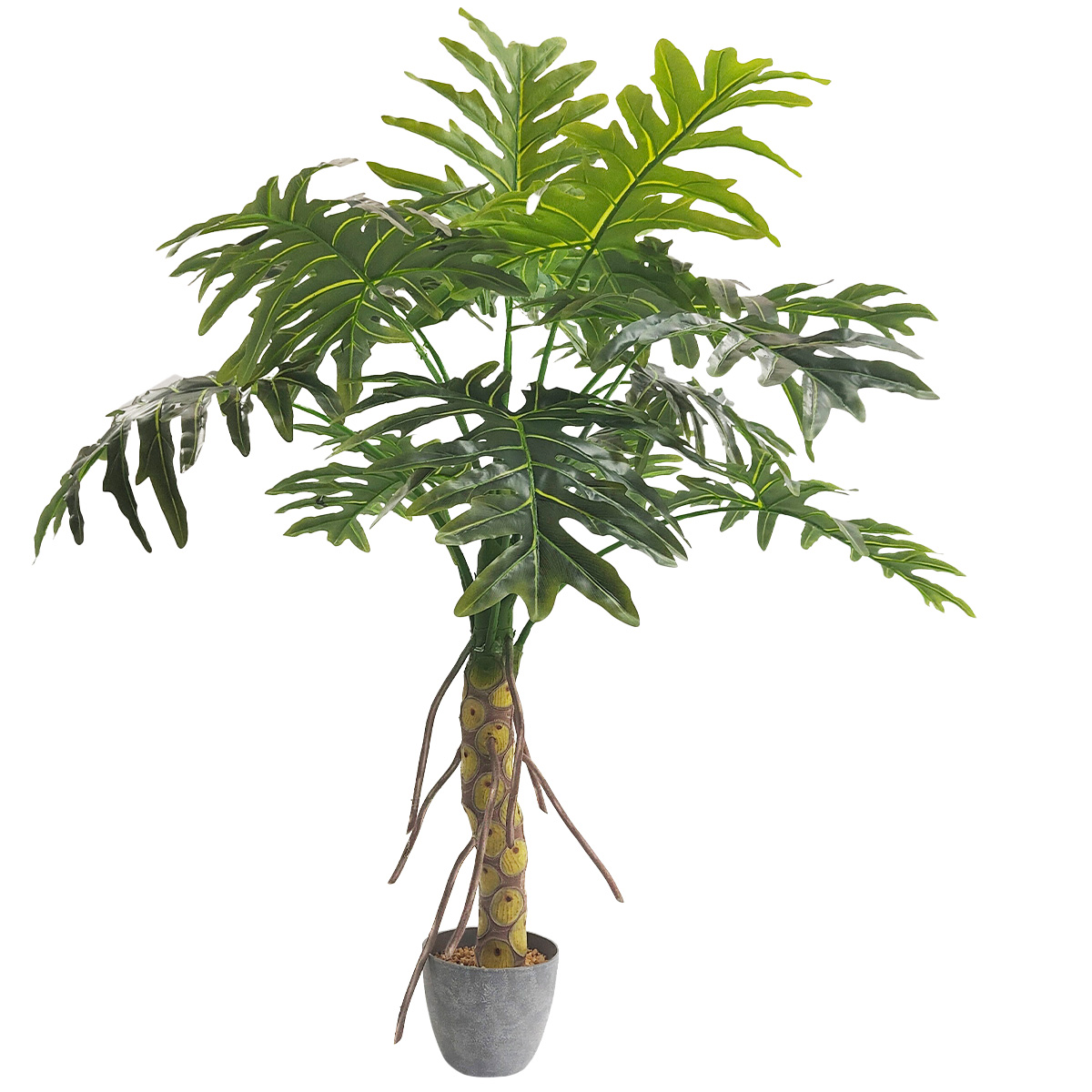 Planta artificial moderna con maceta decorativa Real Style Philodendro ...