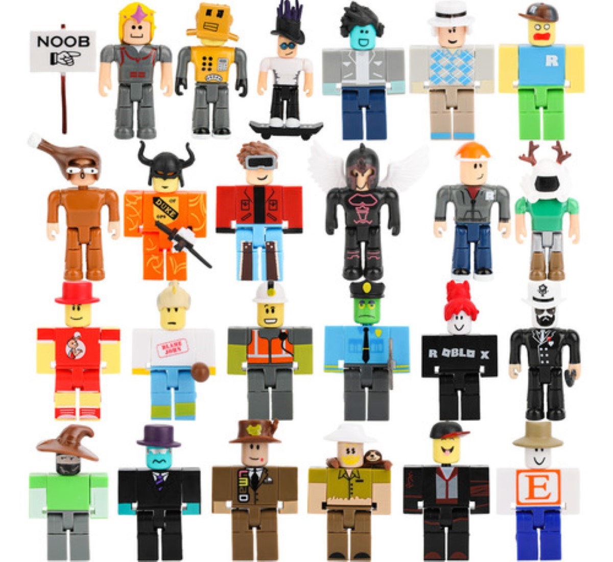 24 Piezas Virtual World Roblox Building Block Muñeca ESTILO 1