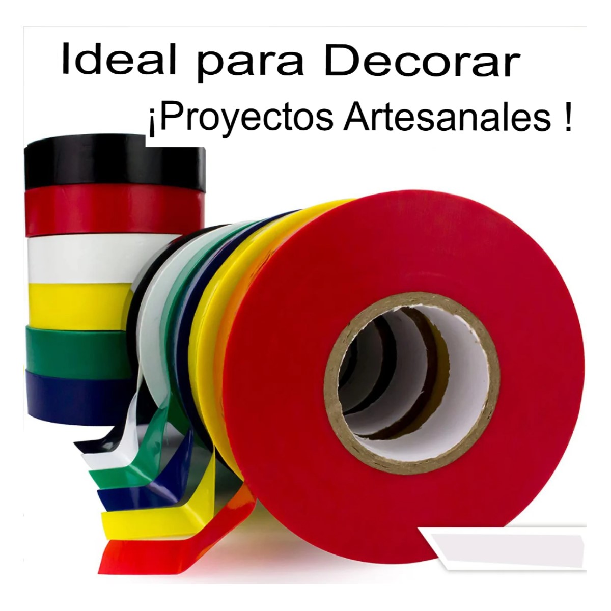 Cinta eléctrica 12 colores resistente intemperie cableado eléctrico PVC ...