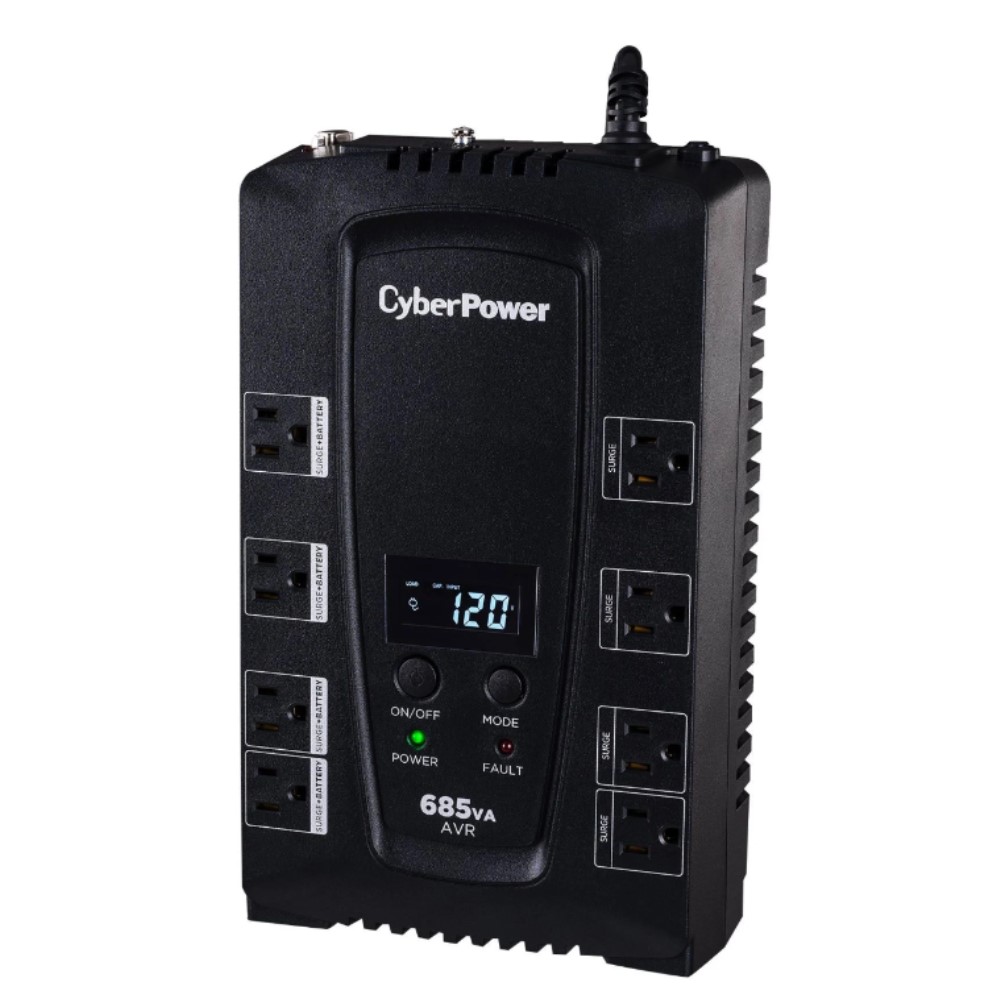 No Break CyberPower CP685AVR, 390W, 685VA, 8 Contactos