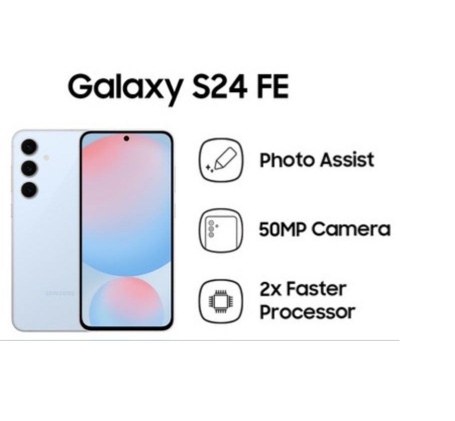 Samsung S24 FE 5G 512Gb 8Ram Dual Sim Color Blue Nuevo Desbloqueado.