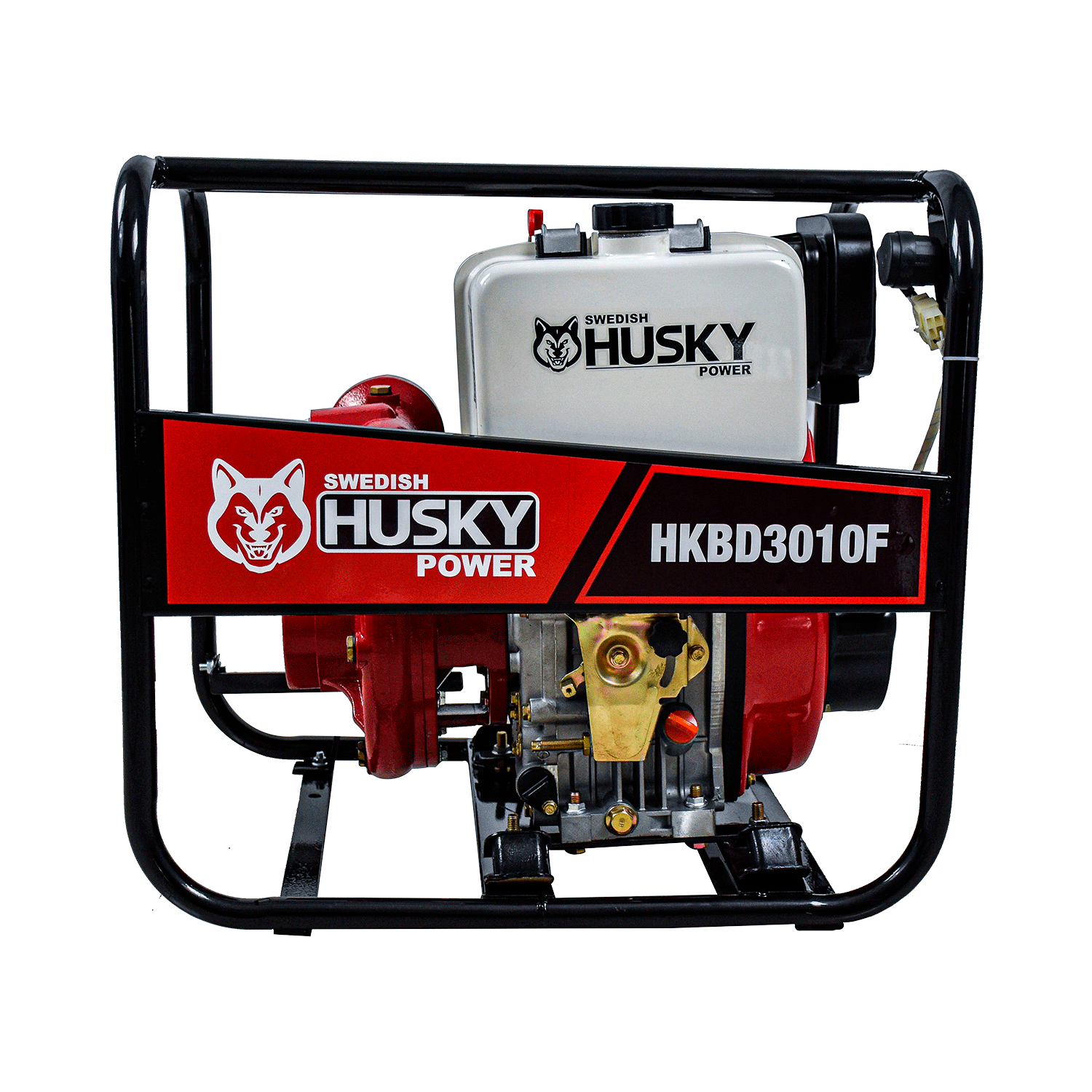 BOMBA DE AGUA AGRICOLA DIESEL PROFESIONAL SWEDISH HUSKY POWER 10 HP 3X3 ELÉCTRICO 4 TIEMPOS ...