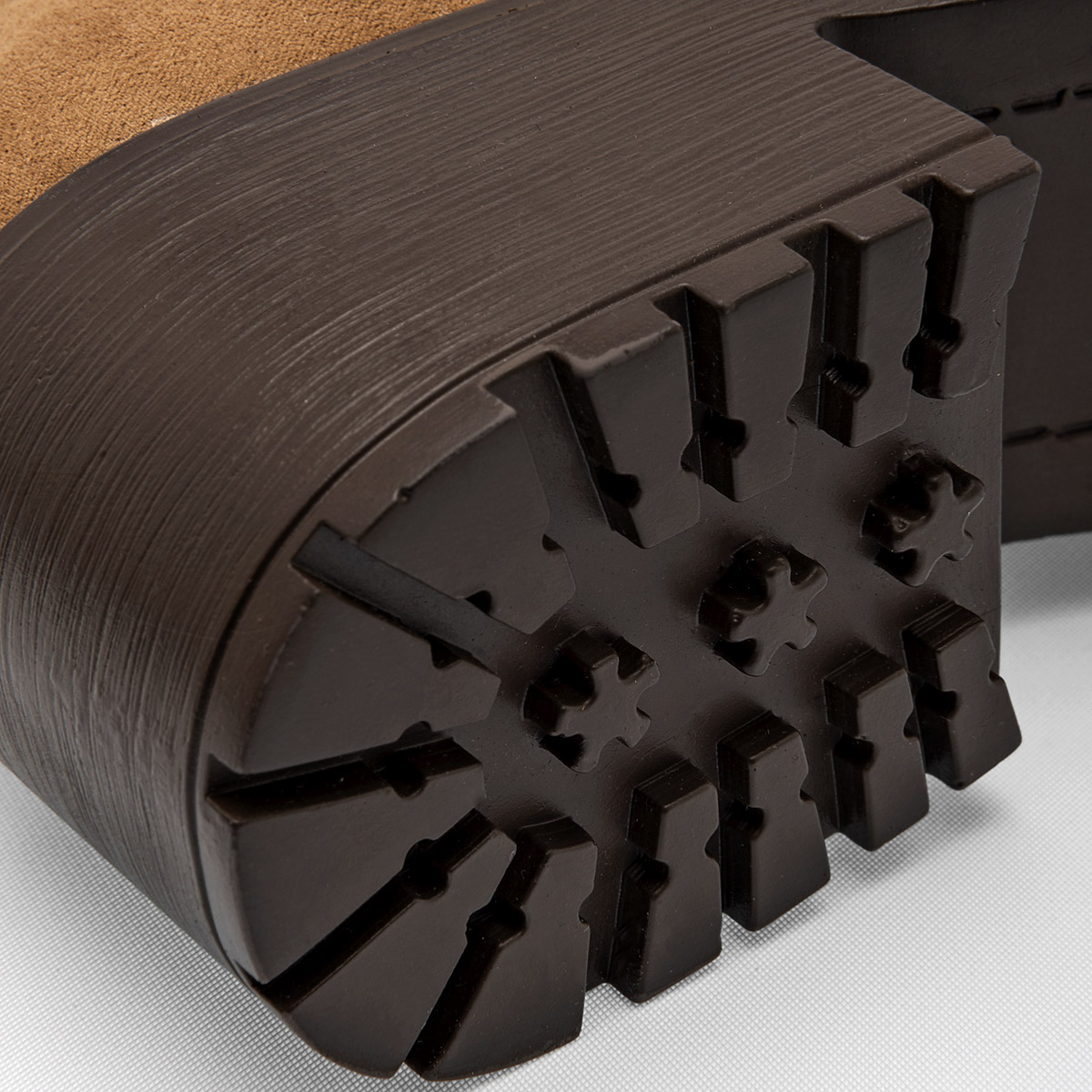 Rojo Cereza Botin Casual Gamuza Mujer Tacon 5cm Tubo 11cm Color Camel E9