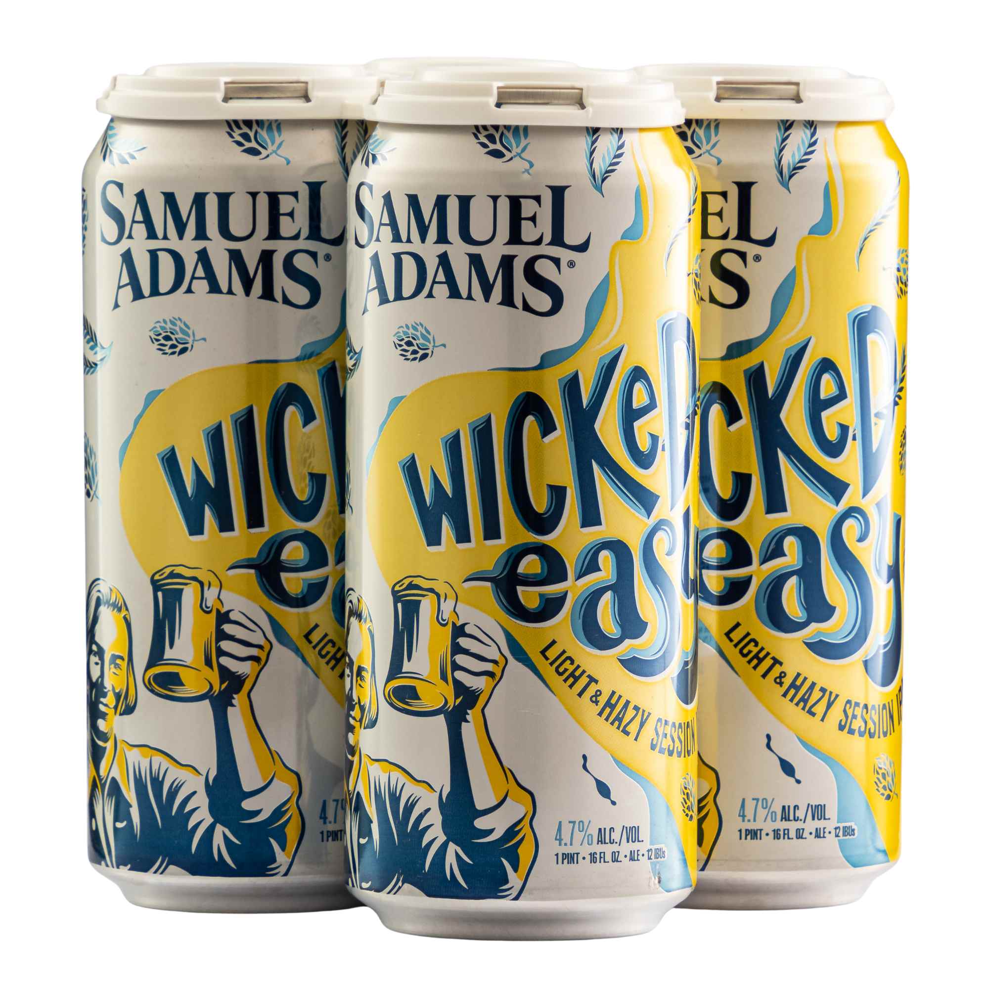 Four Pack Cerveza Samuel Adams Wicked Easy Lata 473 Ml