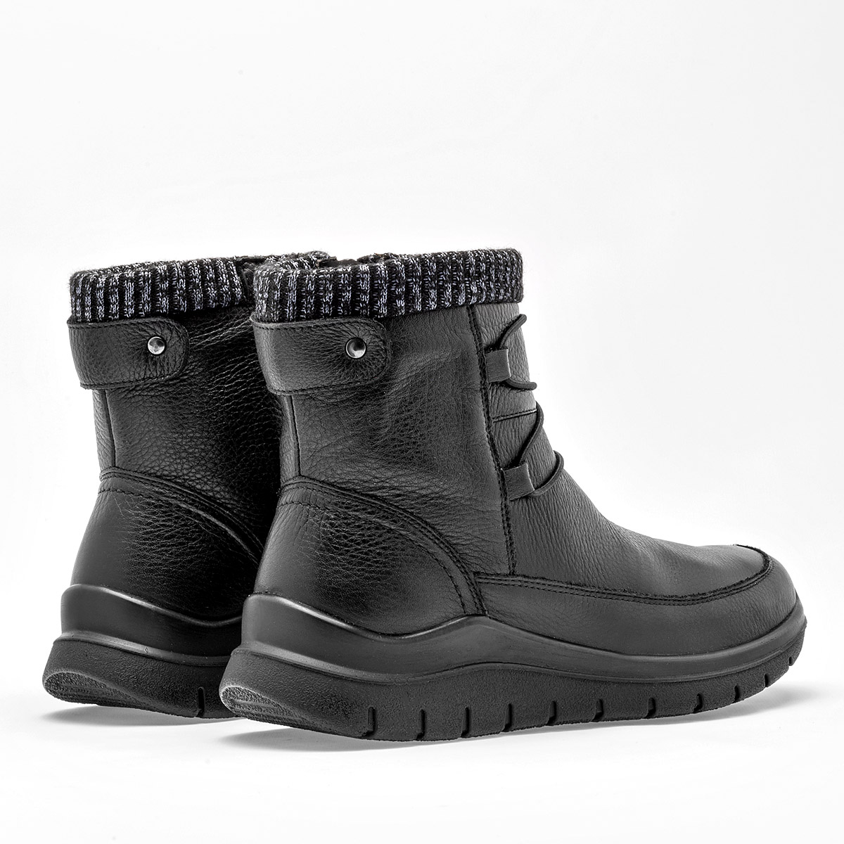 Flexi Botin Vestir en Piel Mujer Tubo 13cm Color Negro E9