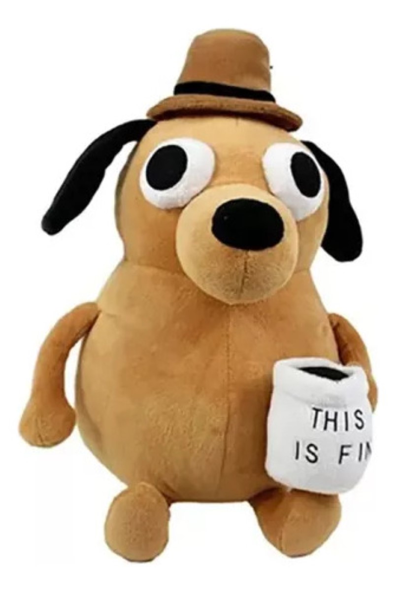 Peluche Perrito Meme Café 25cm CAFE