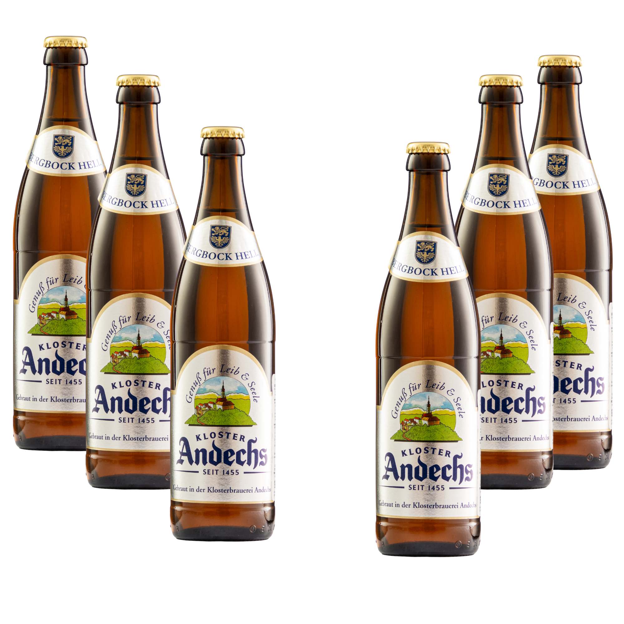 Six Pack Cerveza Andechs Bergbock Hell 500 Ml