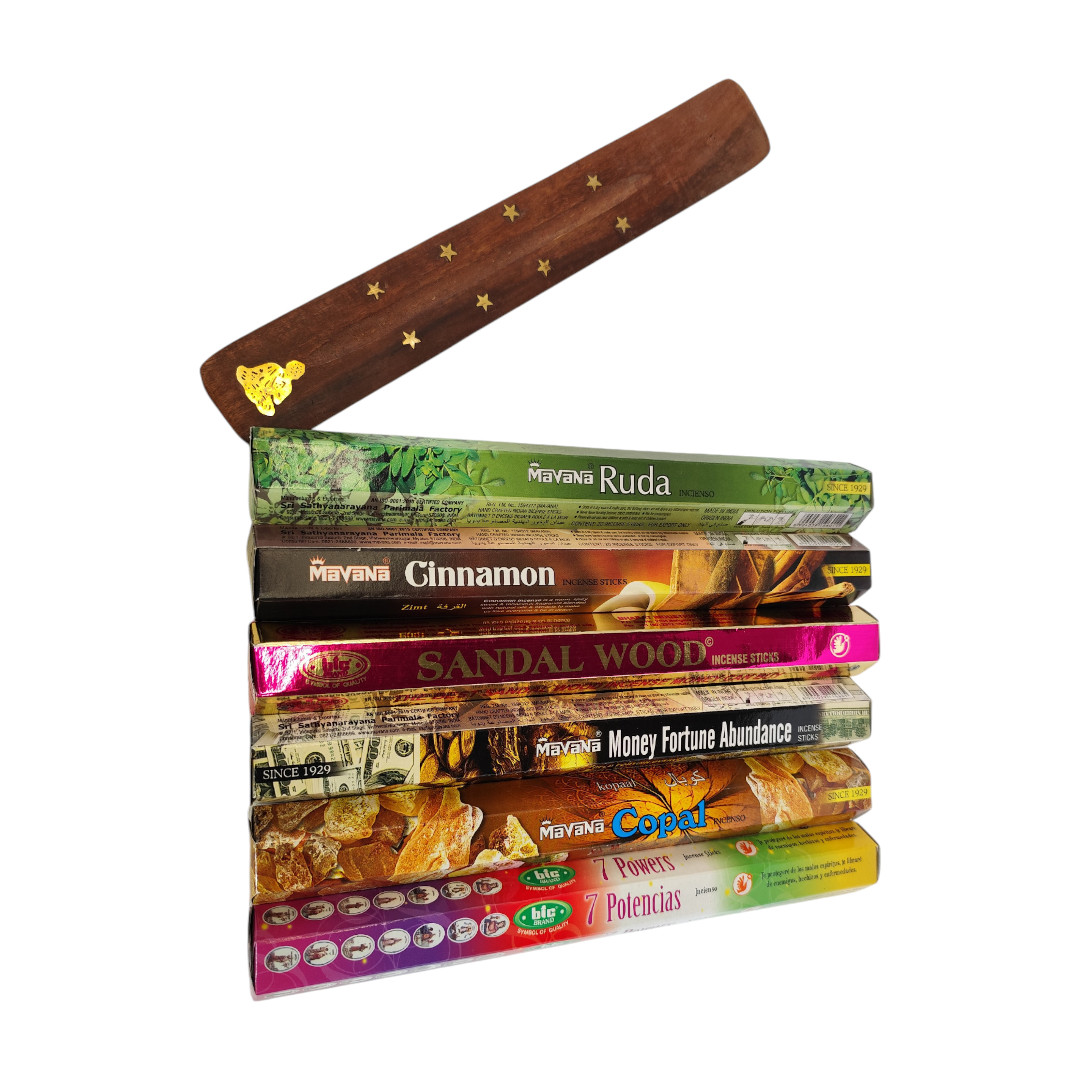 Pack de Inciensos Aromáticos + Porta Incienso de Regalo | Armonía ...