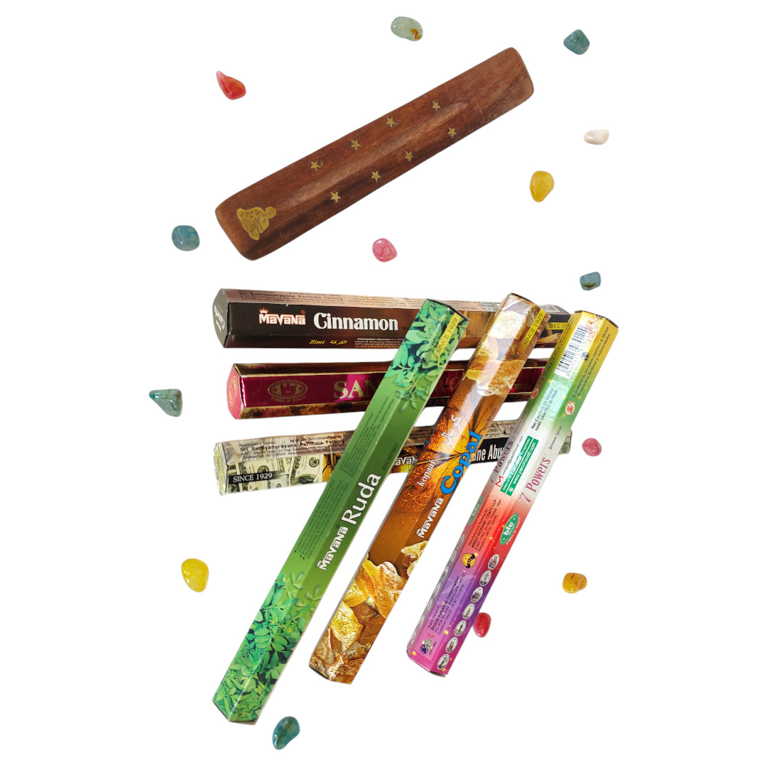 Pack de Inciensos Aromáticos + Porta Incienso de Regalo | Armonía ...