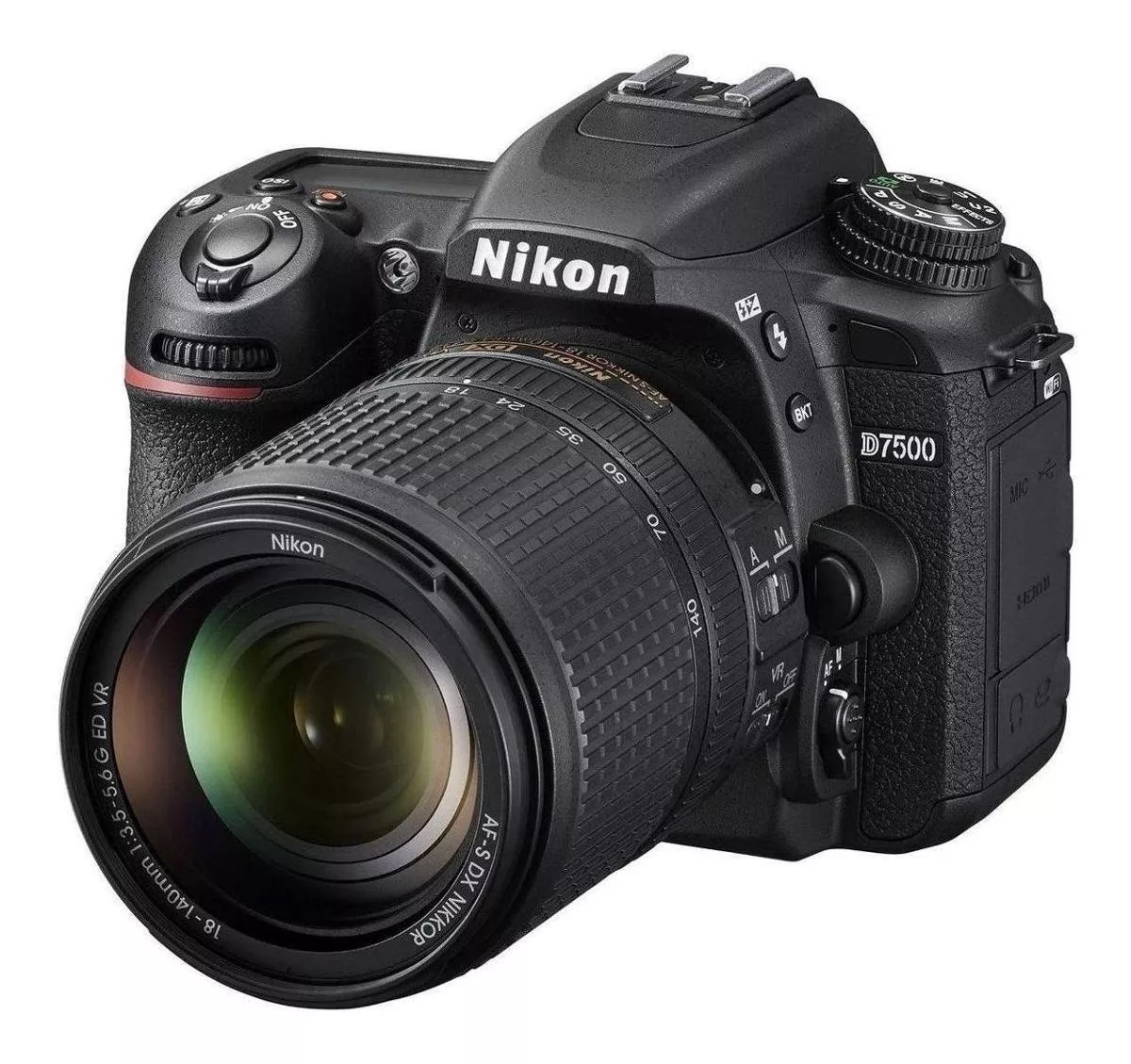 Camara Fotográfica y De Video Nikon Modelo D7500 DSLR 4K Con Lente DX ...