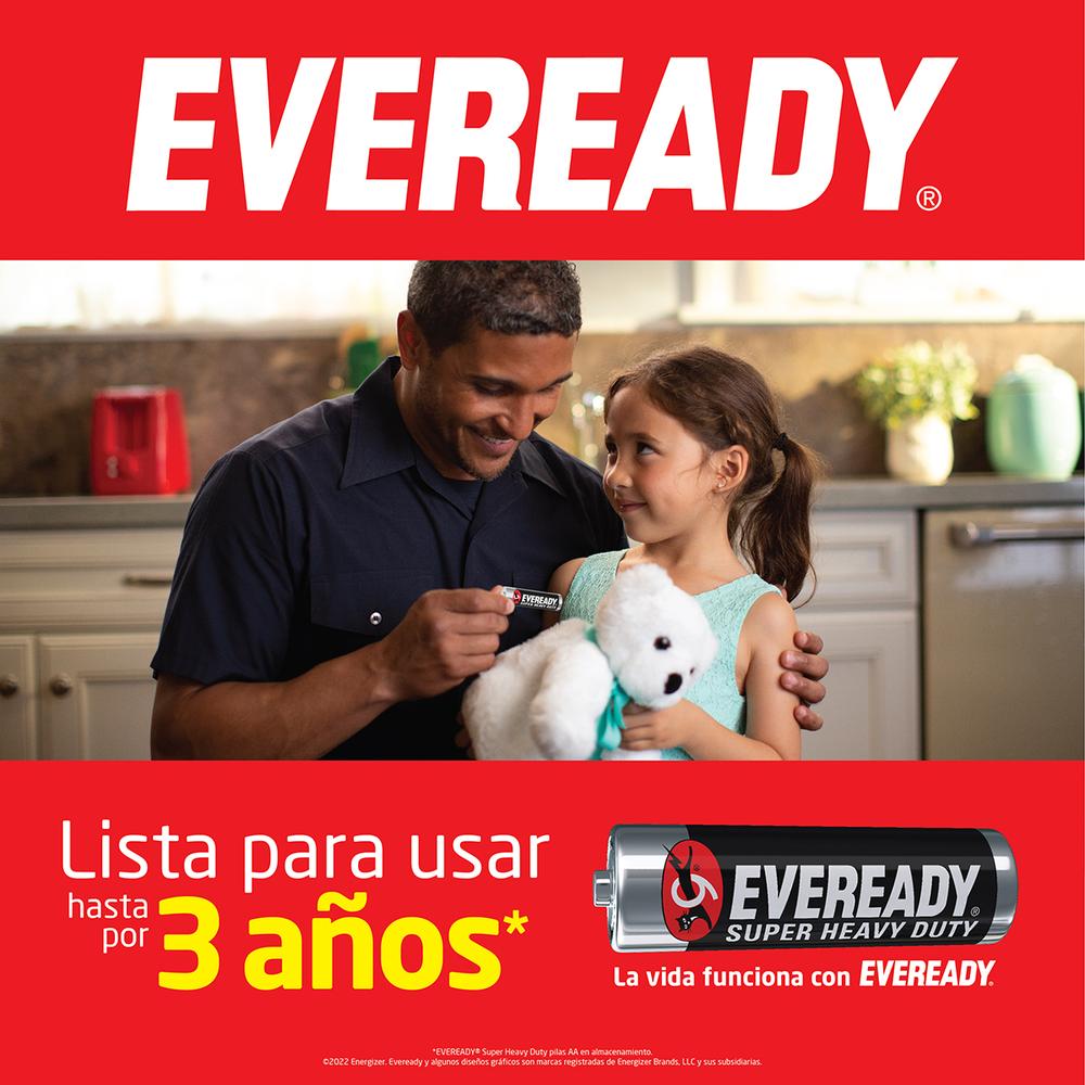 Pila Eveready Carbon Zinc Aa Blister 4 Unidades