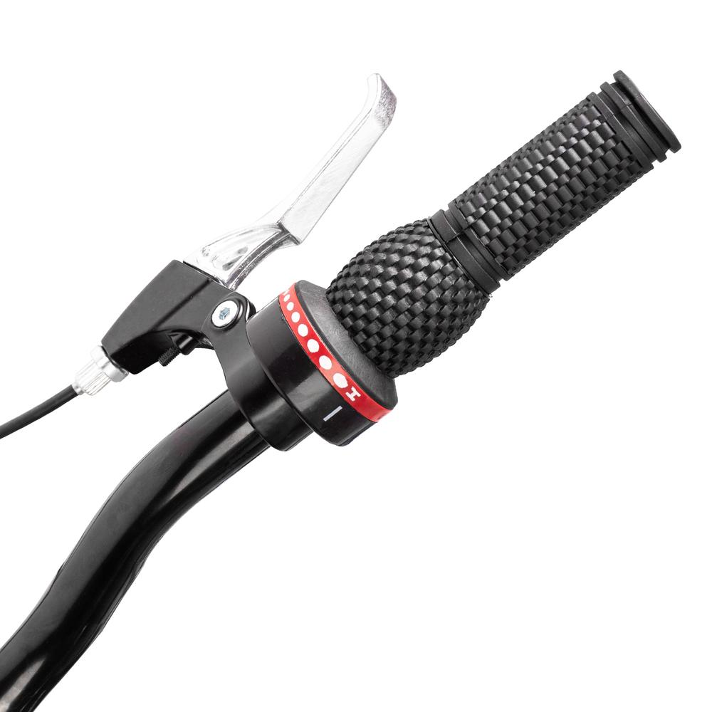 Bicicleta R 24 doble suspension 6 velocidades roja Ryno