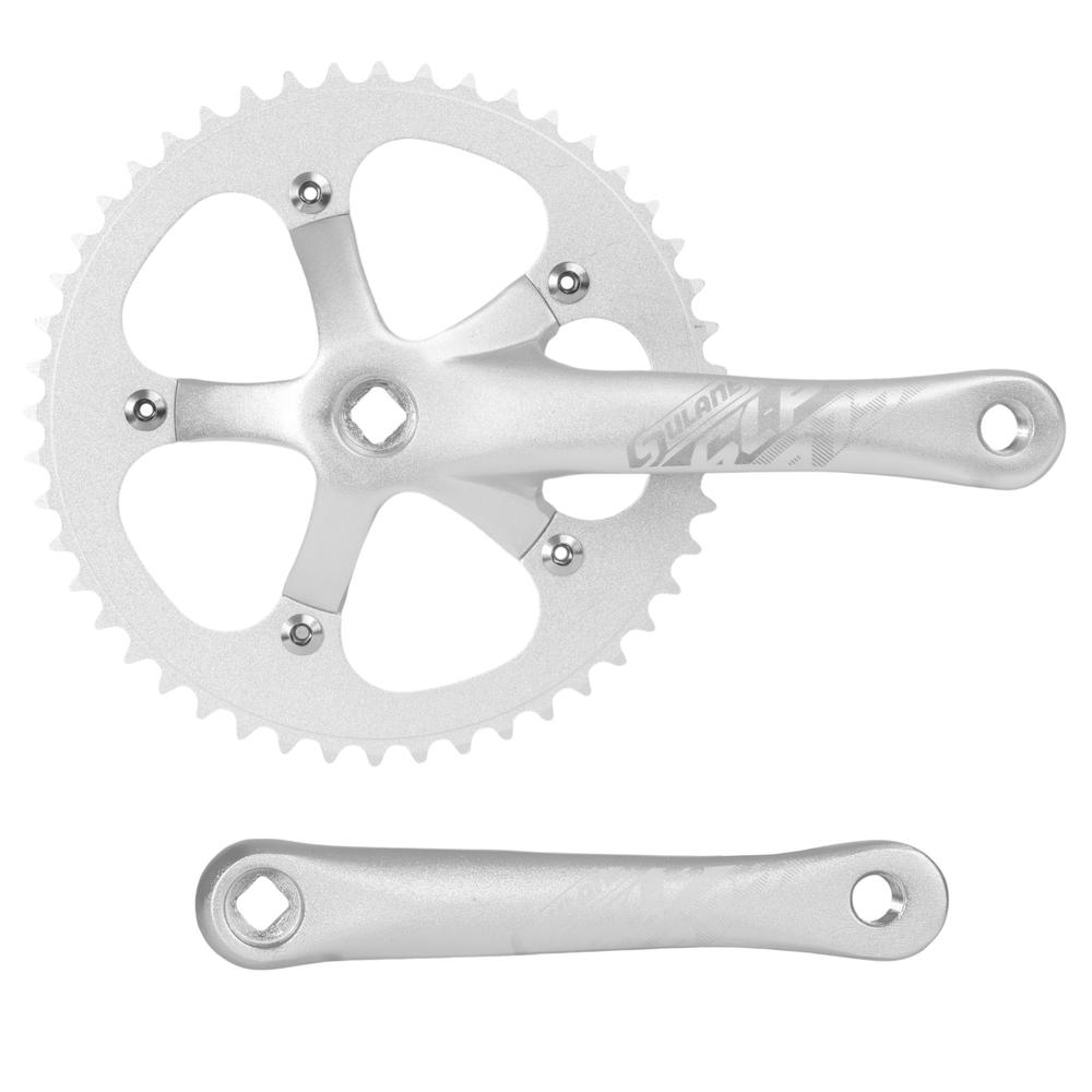 Multiplicacion para bicicleta de 48D 48x170mm plateada Mariluz