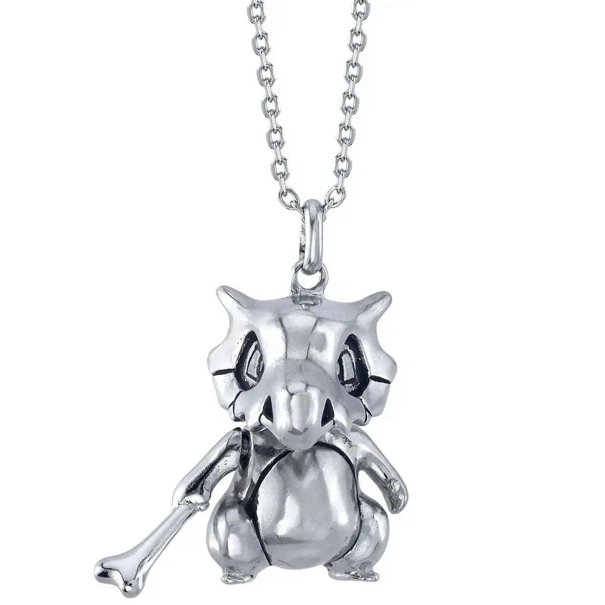 Collar Colgante Metal Poke Cubone 3D Japon Plateado