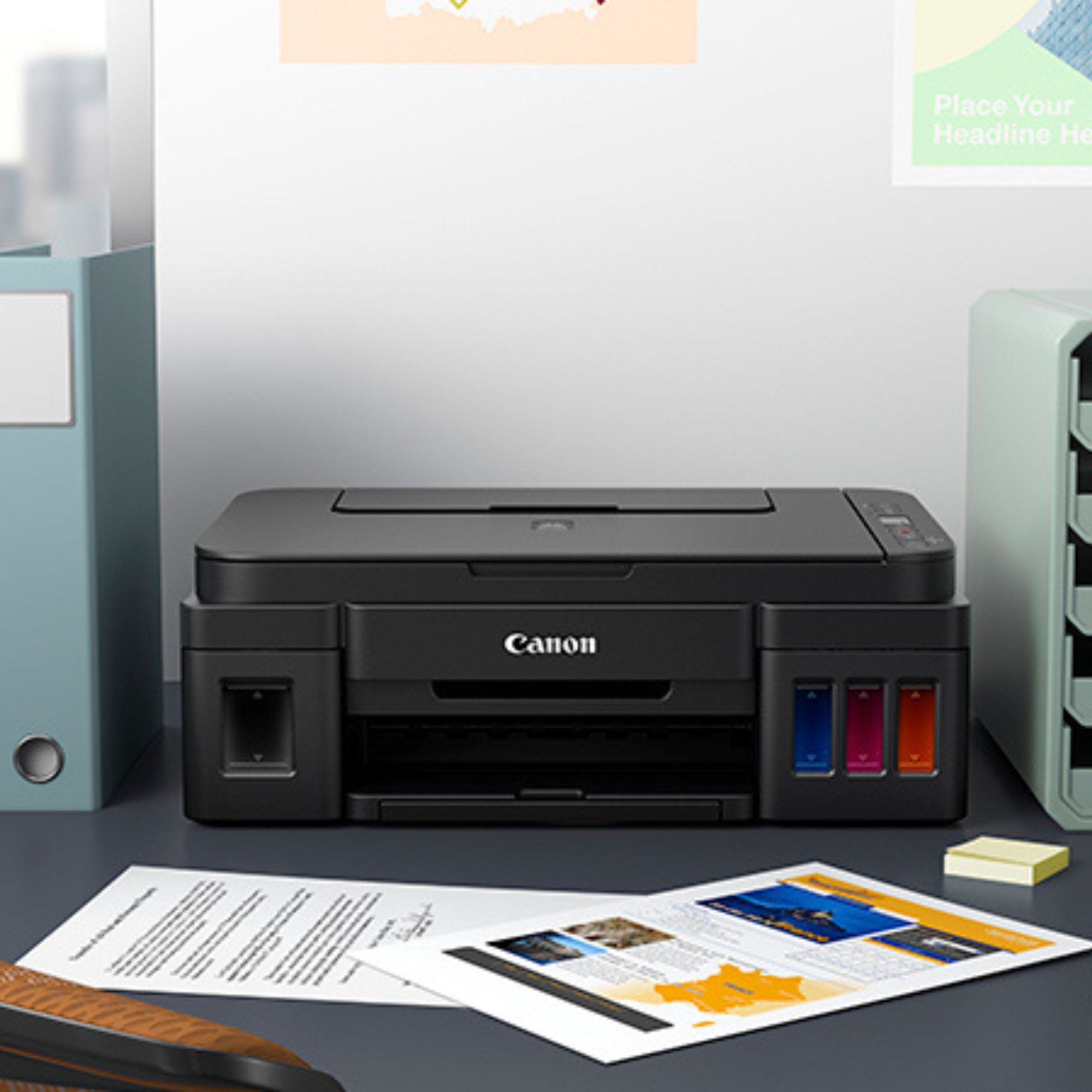 Impresora Multifuncional Canon Pixma G2110, Sistema de Tinta Continua ...