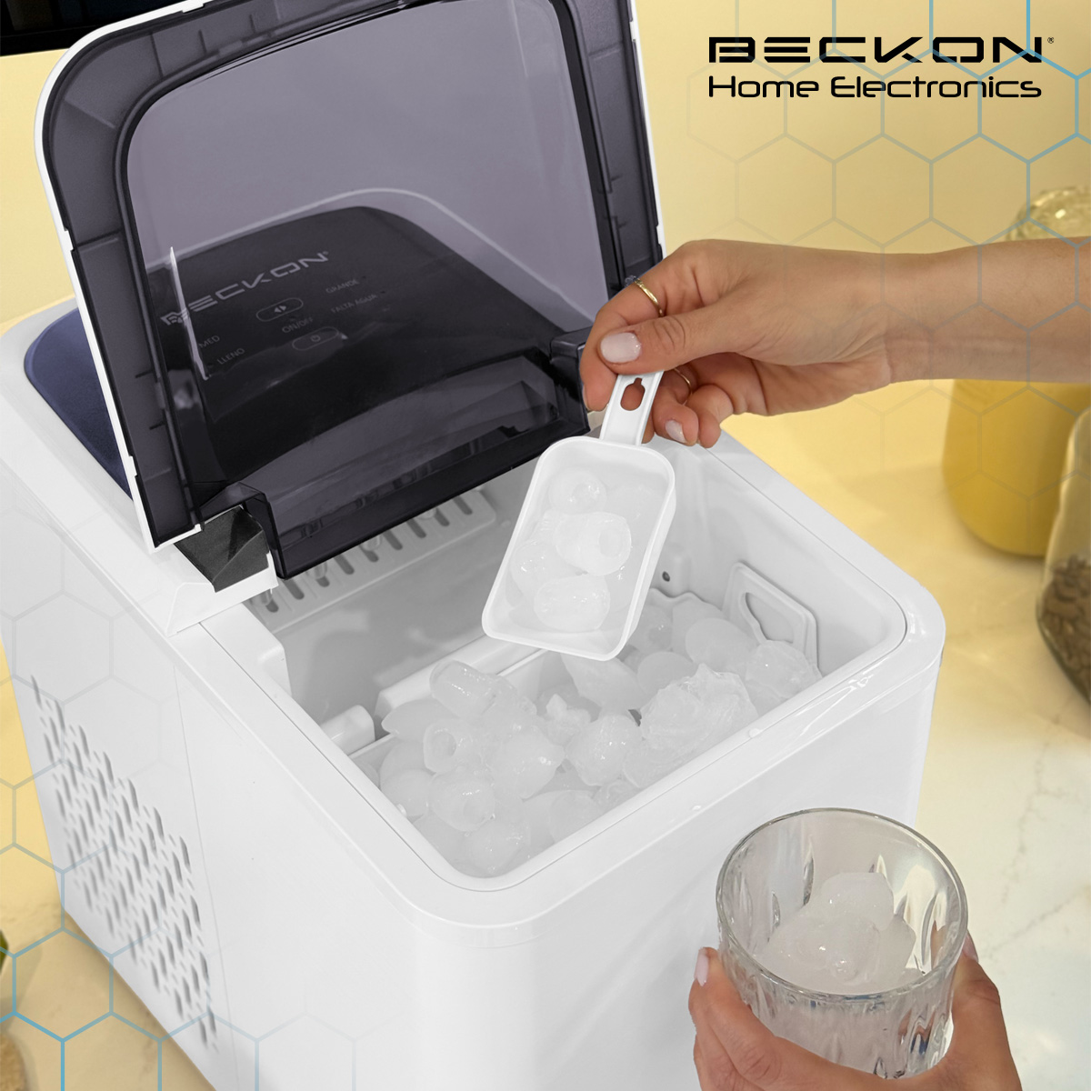 Máquina para hacer hielos Ice machine Beckon automática de 12kg por día ...