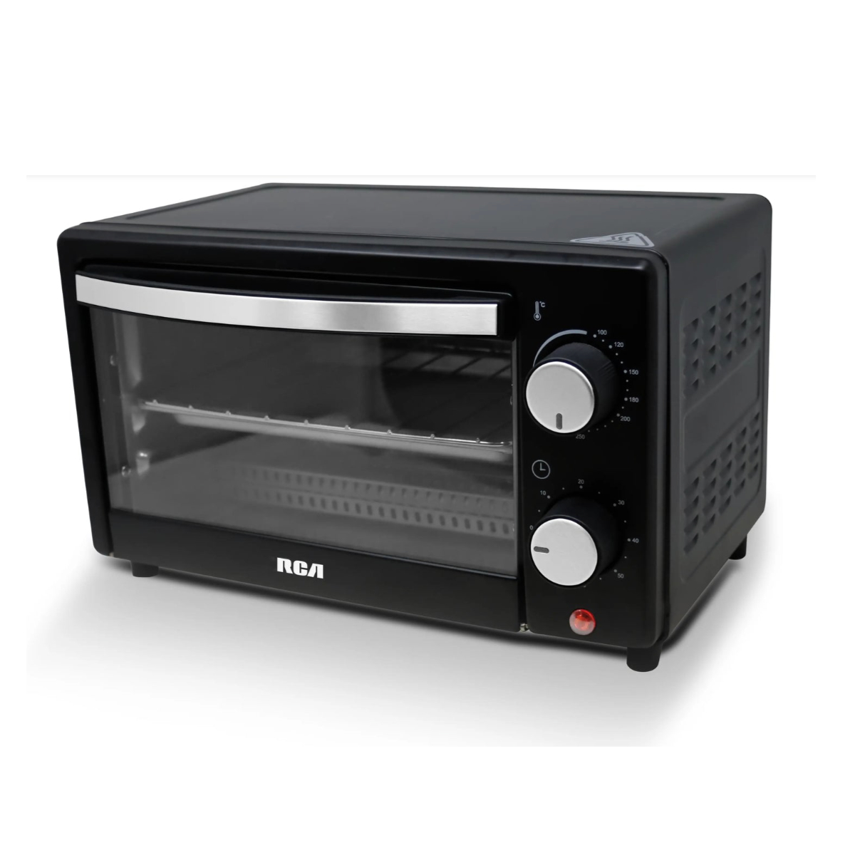 Horno Eléctrico de Mesa RCA 800w color Negro 9Lts RC-9L