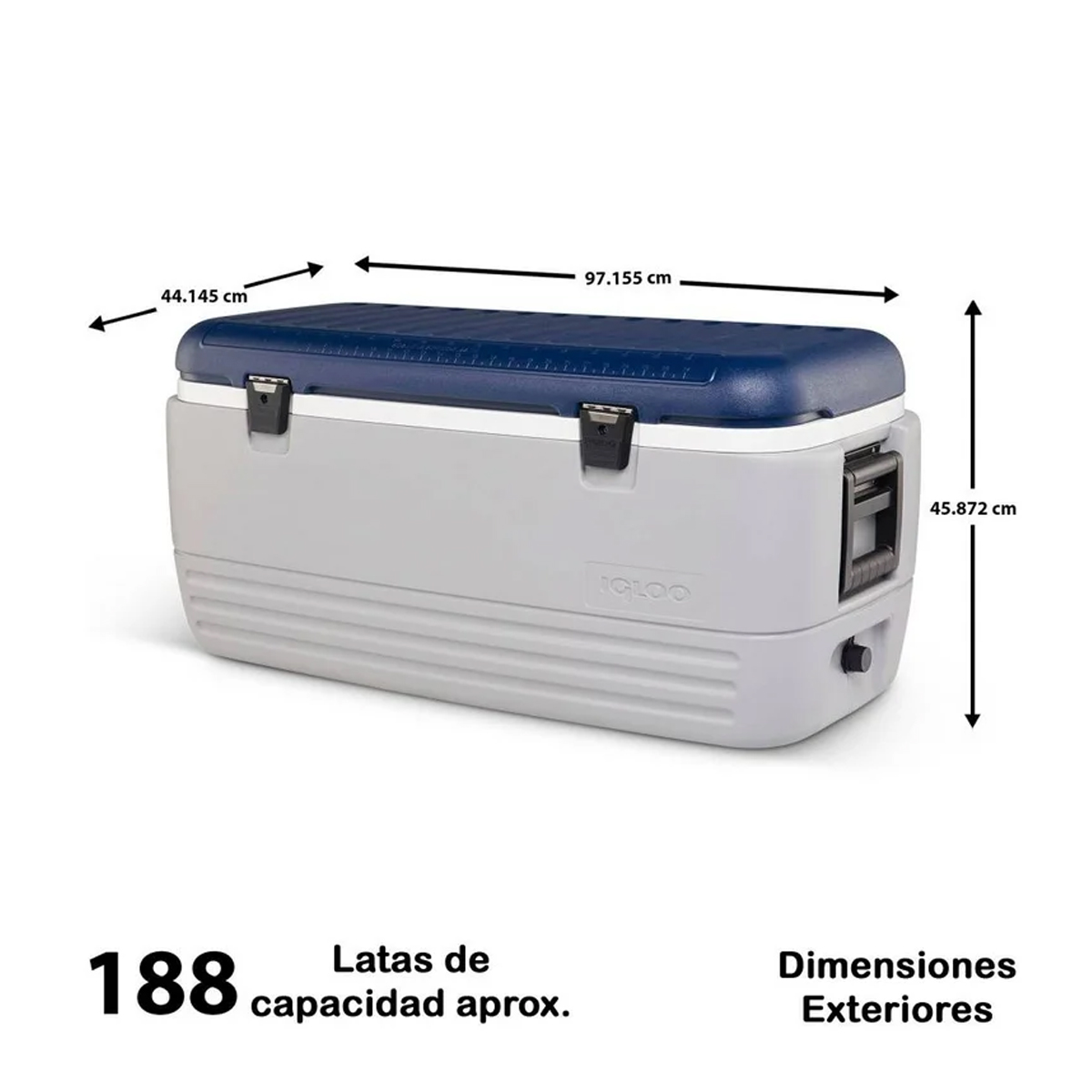 Hielera Igloo Contour Maxcold 113 Litros