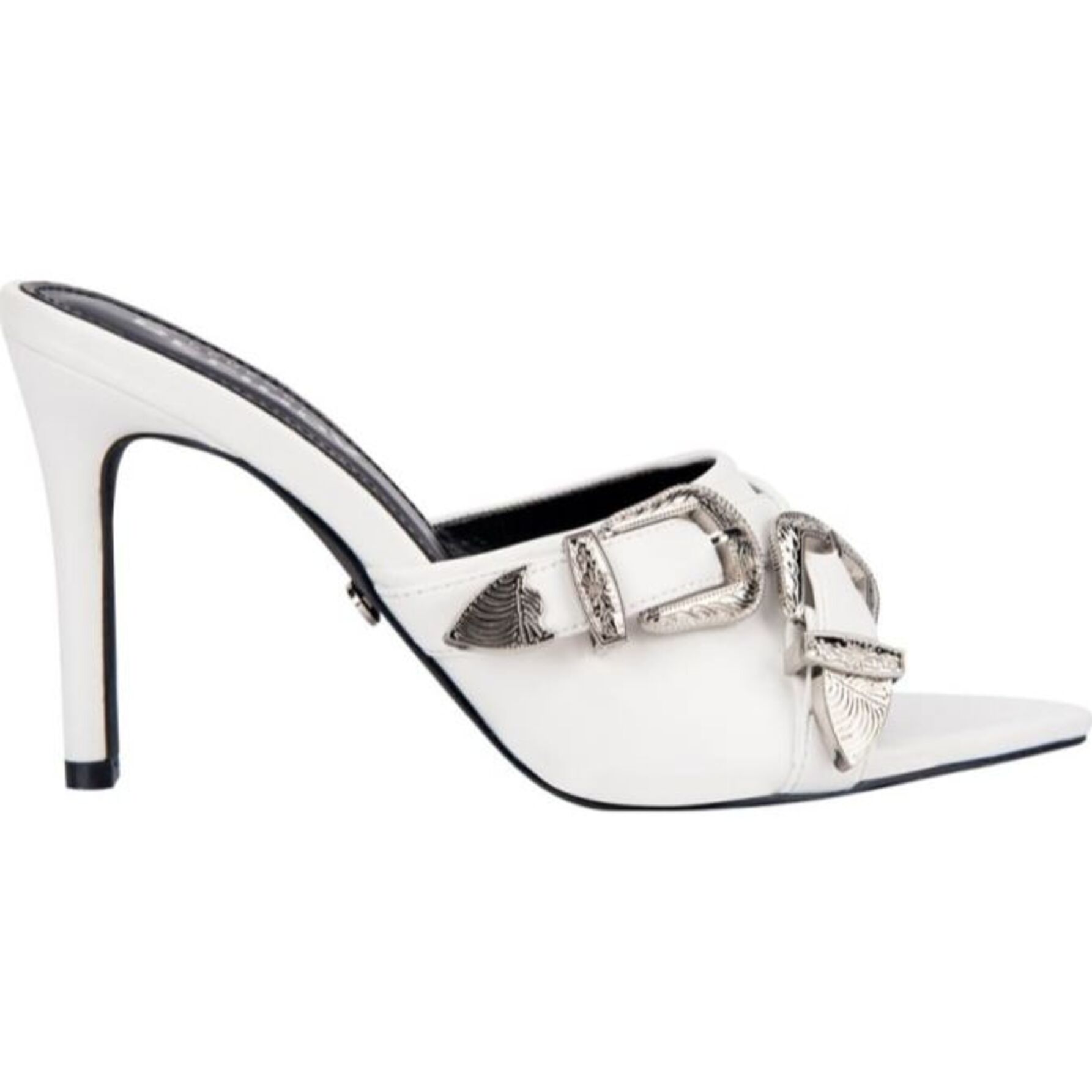 Sandalia para mujer, con hebillas decorativas en el empeine, tacón alto ...