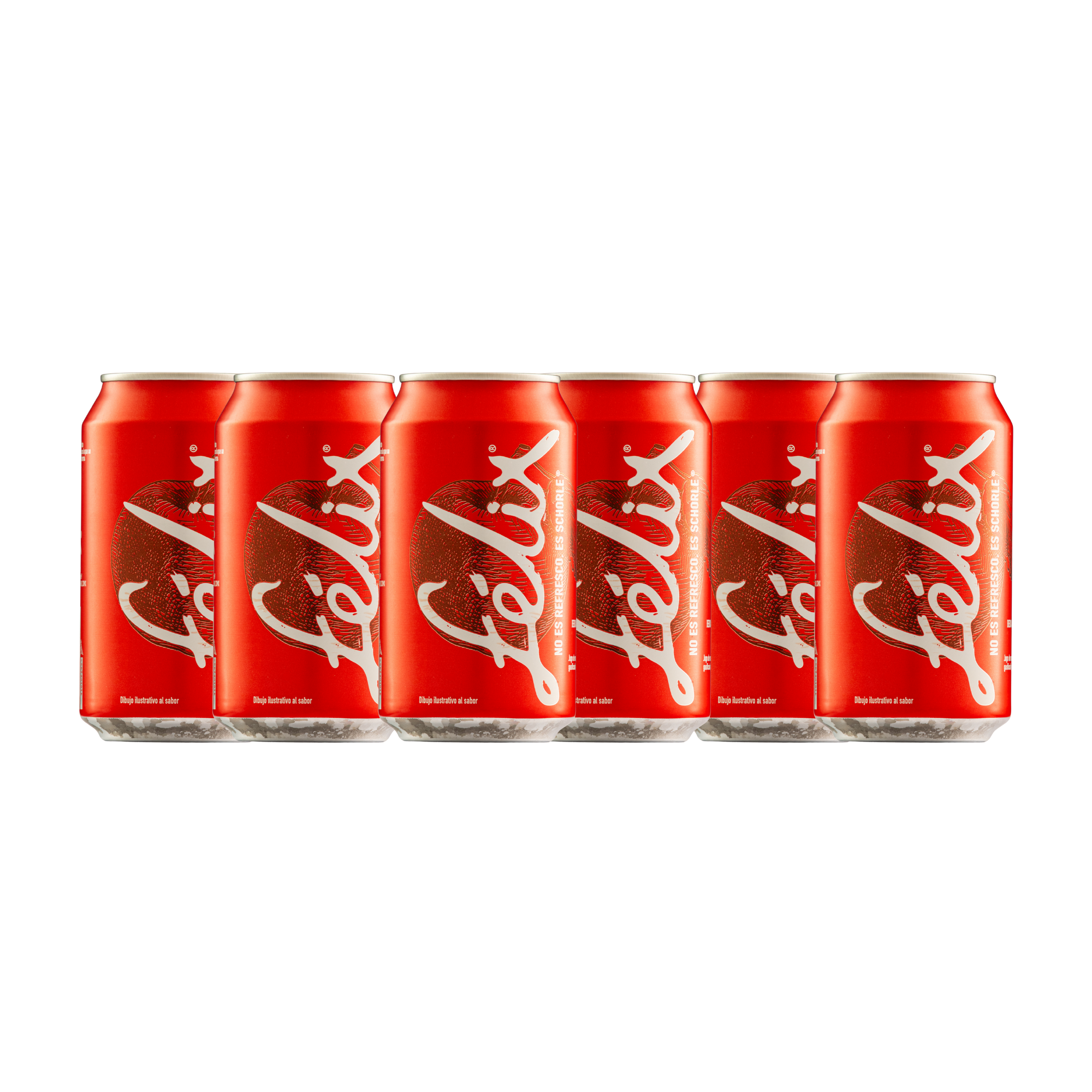 Six Pack Jugo Schorle Félix Manzana Chihuahua 355ml C/u