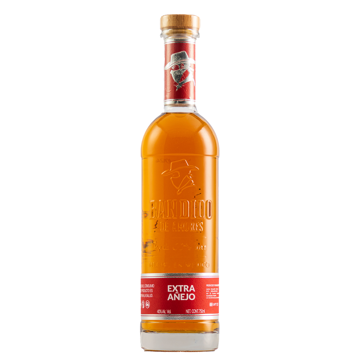 Tequila Bandido De Amores Extra Añejo 100% Agave 750 Ml