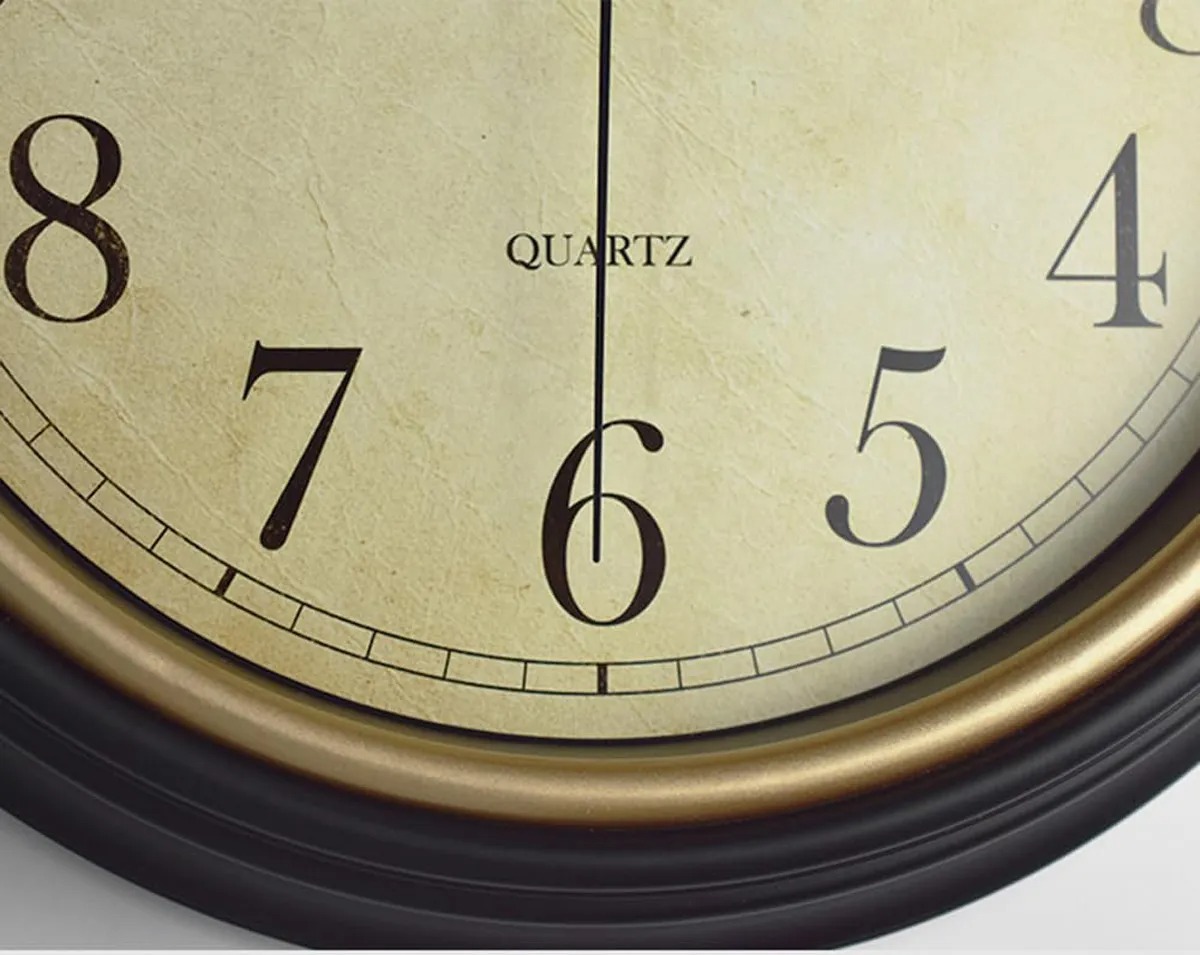 Reloj De Pared Retro, Reloj De Pared 3d De Cuarzo Silencioso