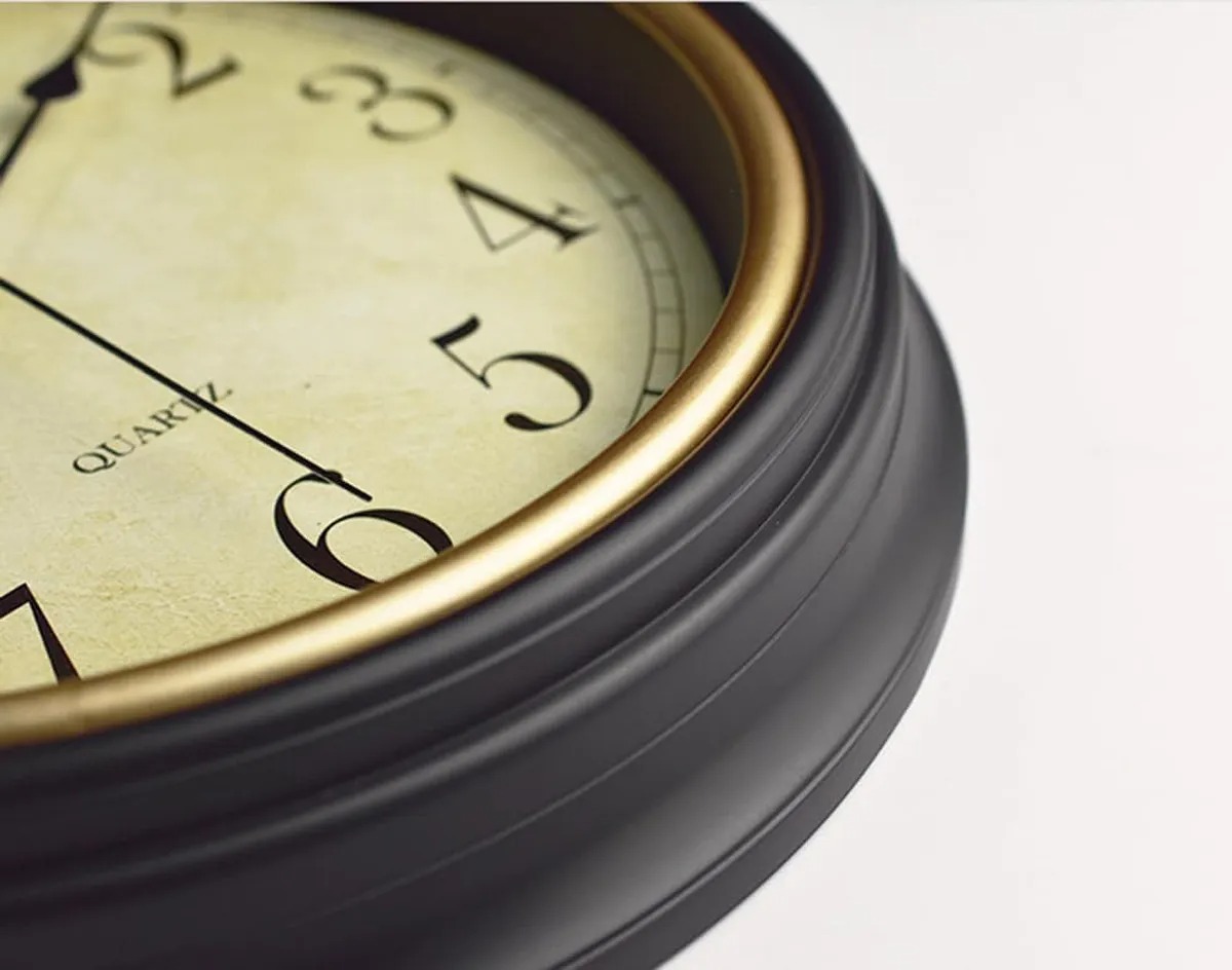 Reloj De Pared Retro, Reloj De Pared 3d De Cuarzo Silencioso