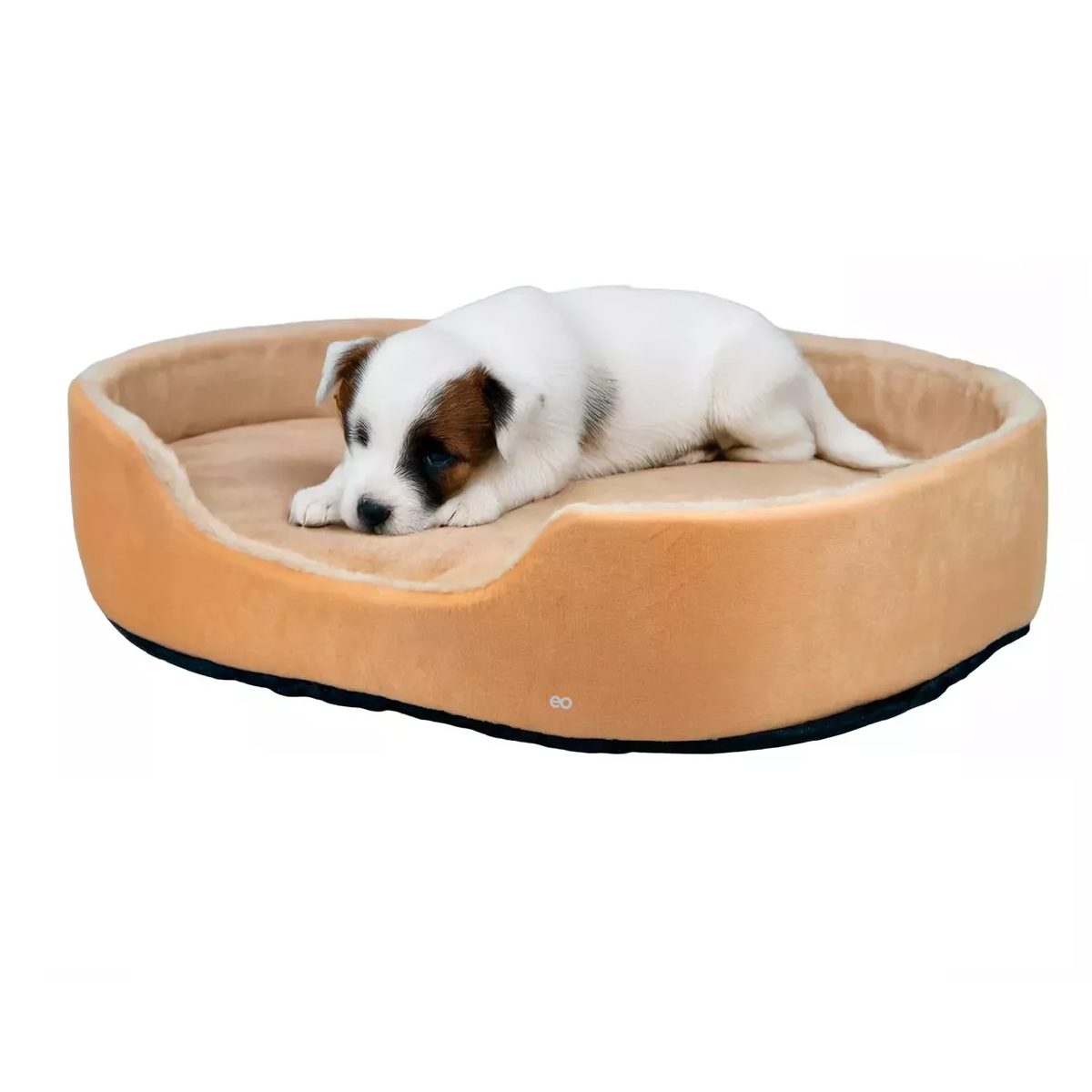 Cama Para Perro Mediana Afelpada Beige