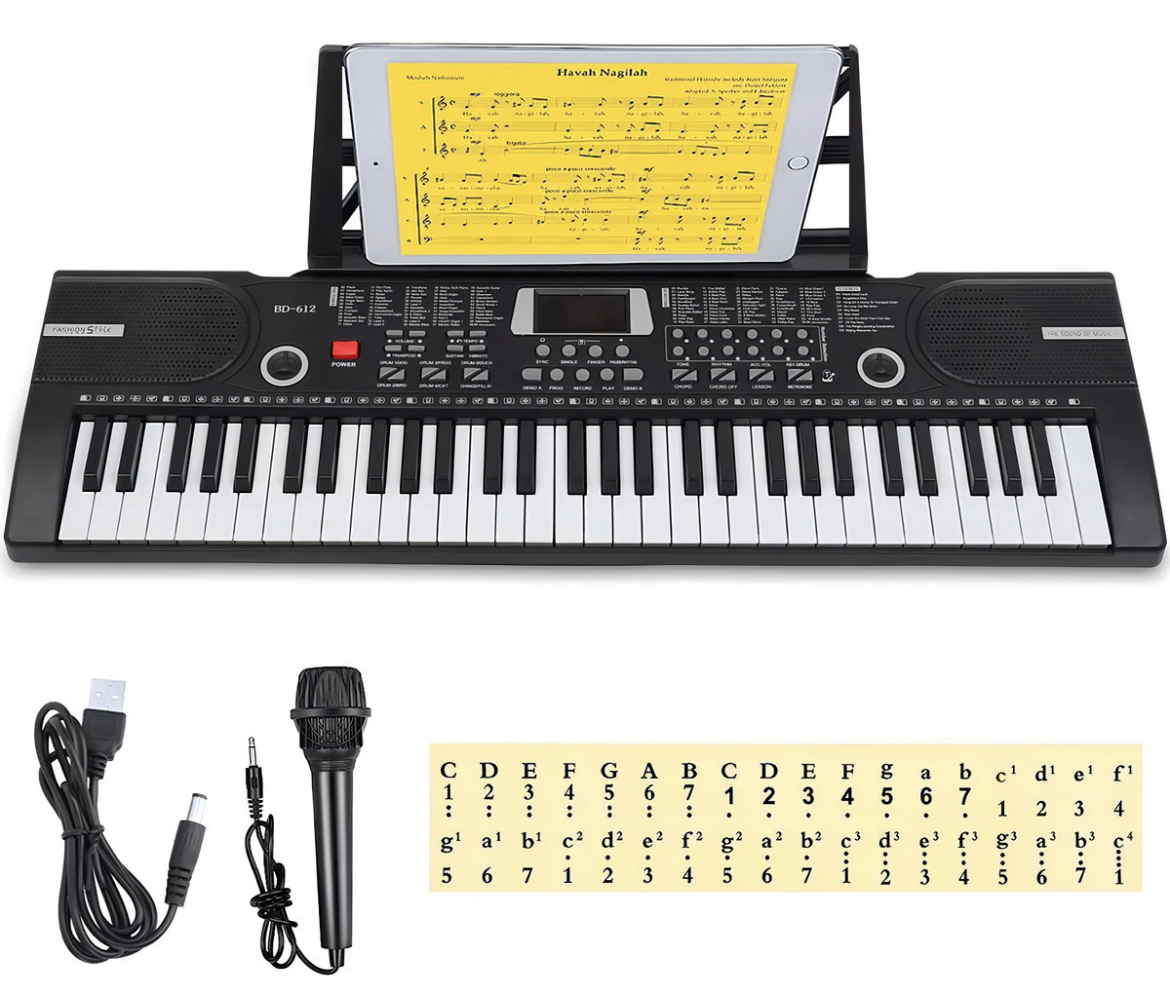 Bd Music Teclado Standard Piano Musical Digital Profesional Eléctrico