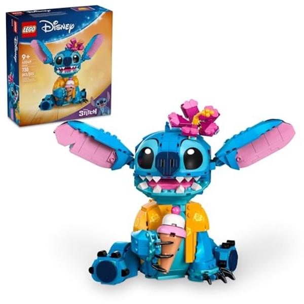 LEGO Disney Stitch Toy Building Kit, Disney Toy for 9 Year Old Kids ...