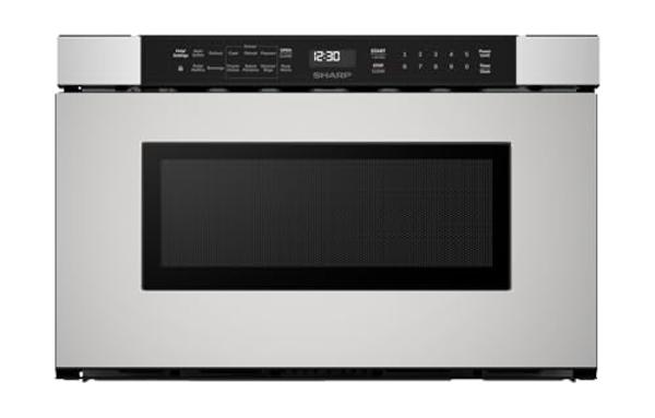 Sharp SMD2440JS Microwave Drawer Oven, 24-inch, 1.2 Cubic Feet, 950 ...