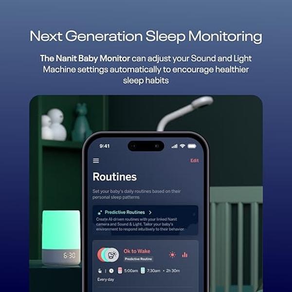 Nanit Pro Complete Monitoring System – Includes Wi-Fi HD Video Camera w ...