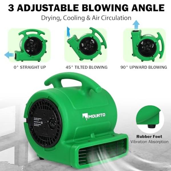 Hurricane 2-Pack Classic Floor Mount Box Fan w/ 3 Quiet Speeds, White ...