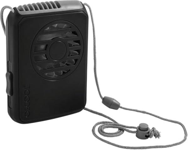 O2COOL Battery Powered Deluxe Necklace Fan For Personal Cooling With ...