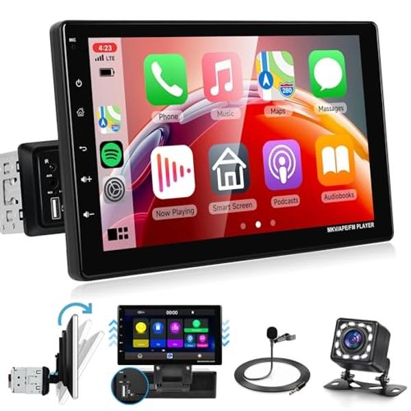 9 inch Single Din Touch Screen Car Stereo Carplay Android Auto, Rimoody ...