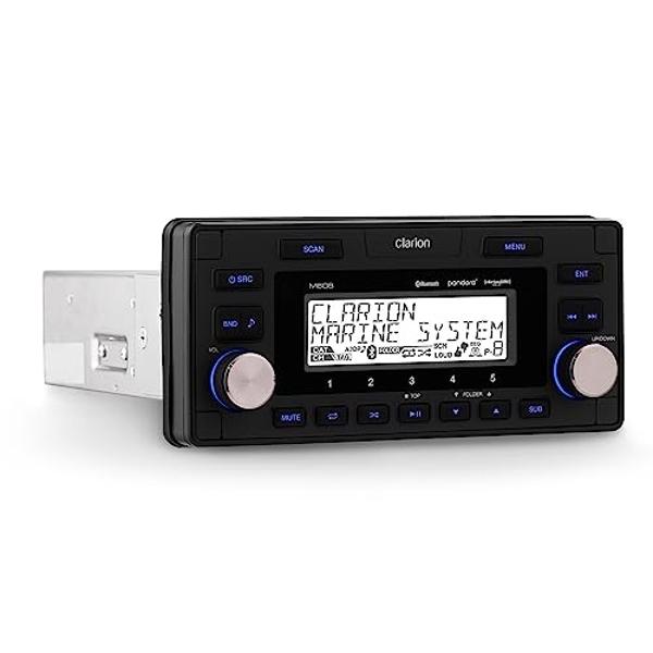 Clarion M608 Marine Bluetooth Watertight 4-Zone Digital Media Reciever