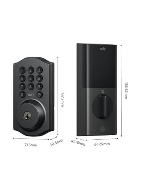Schlage BE365 CAM 505 Camelot Keypad Deadbolt, Electronic Keyless Entry ...
