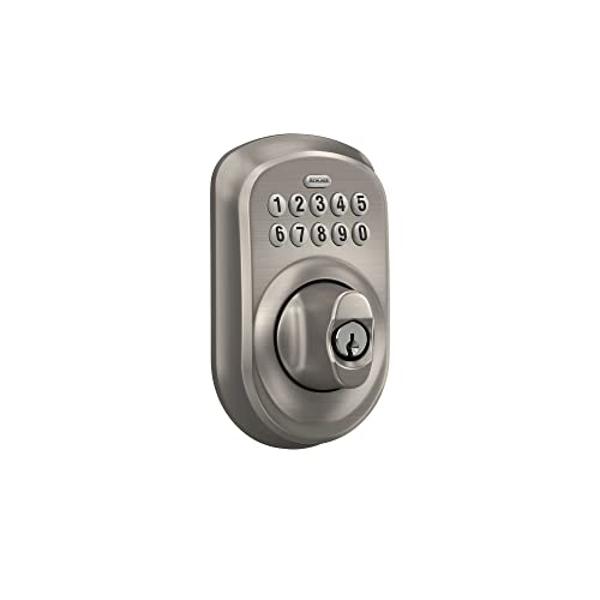 Kwikset 660 Deadbolt Deadbolt Lock, Satin Nickel Round Exterior Keyed ...