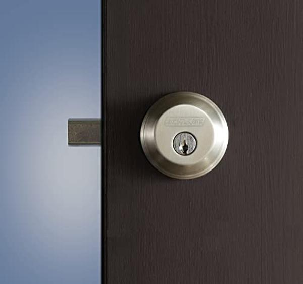 Kwikset 660 Contemporary Deadbolt Deadbolt Lock, Polished Chrome Square ...