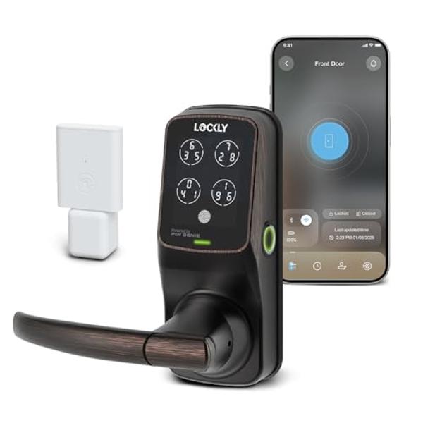Lockly Secure Pro Smart Lock Wi-Fi, Keyless Entry Digital Keypad Door ...