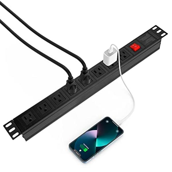 Tripp Lite 12-Outlet Rack Mount Power Strip PDU, Six Front & Six Rear ...