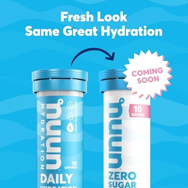 Nuun Daily Electrolyte Tablets with Magnesium, Calcium, Potassium ...