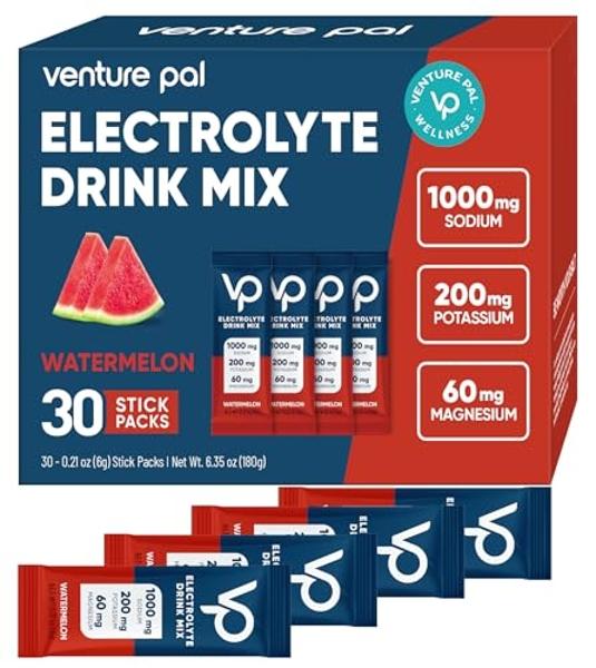 Venture Pal High Sodium Sugar-Free Electrolyte Powder Packets ...